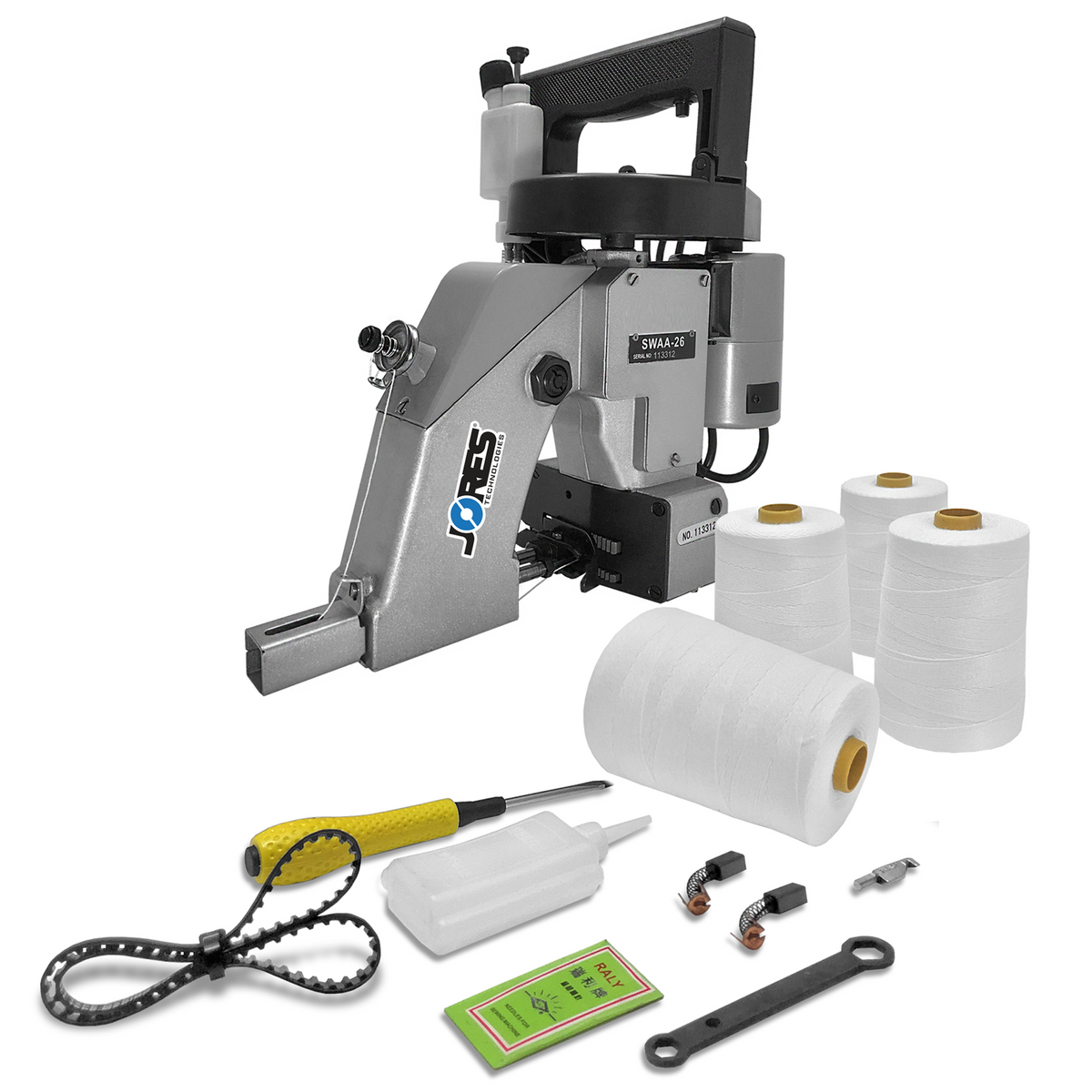 Portable Electric Bag Sewing Machine with 4 Thread Rolls – Technopack ...