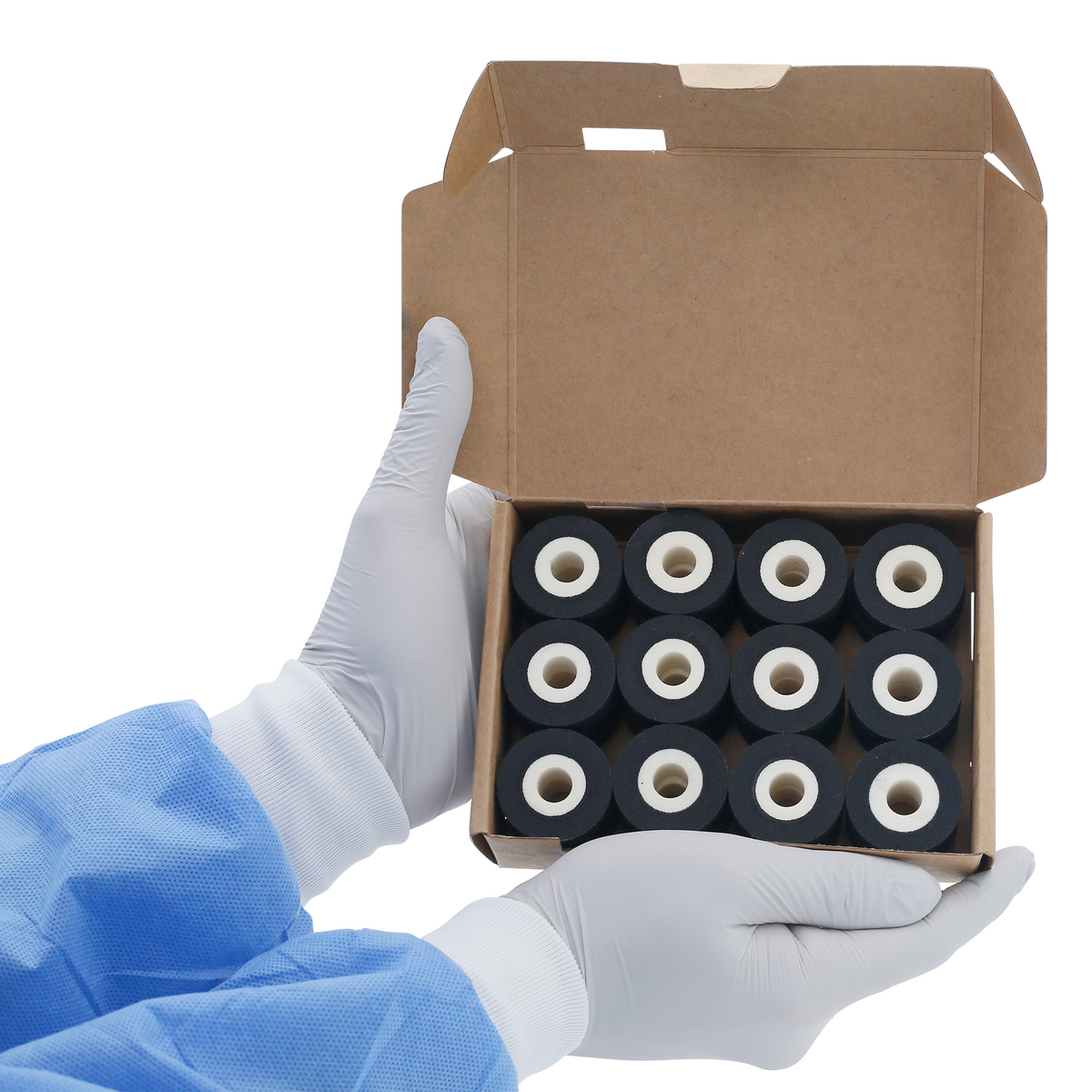 Black Pre-Inked Hot Ink Rolls for Coding & Printing – Pack of 24 ...