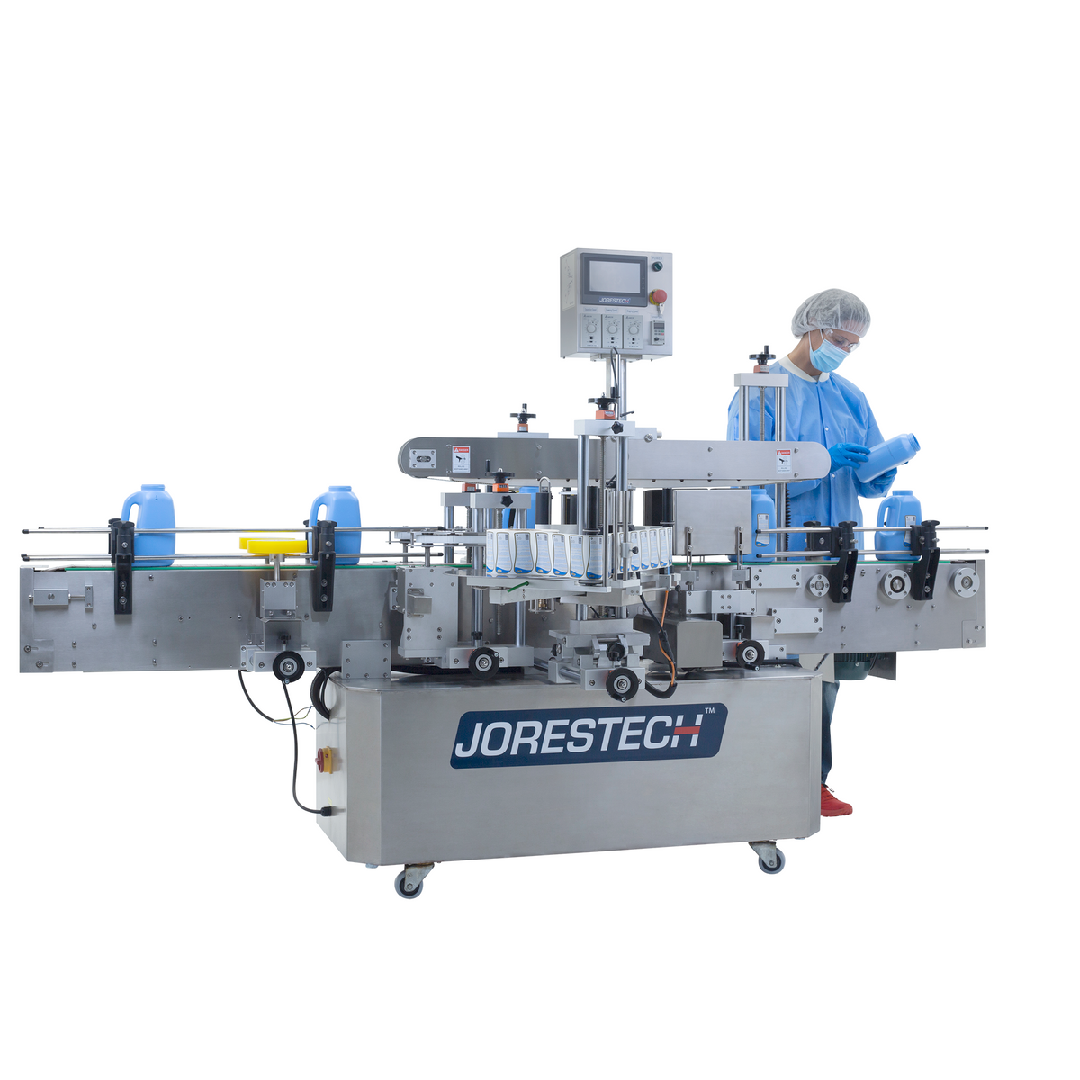 Dual Automatic Labeler System - Pressure Sensitive Label Applicator for ...