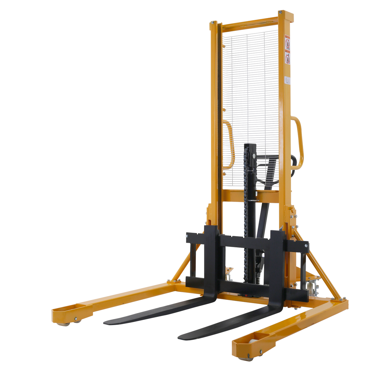 Heavy Duty Manual Pump Pallet Stacker Forklift, Capacity 2000 lb ...