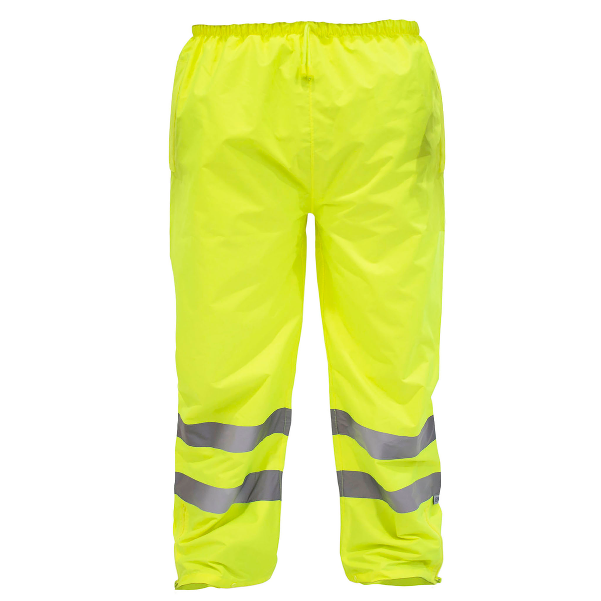 Hi Vis Safety Rain Pants with Ankle Zippers | ANSI Class E – Technopack ...